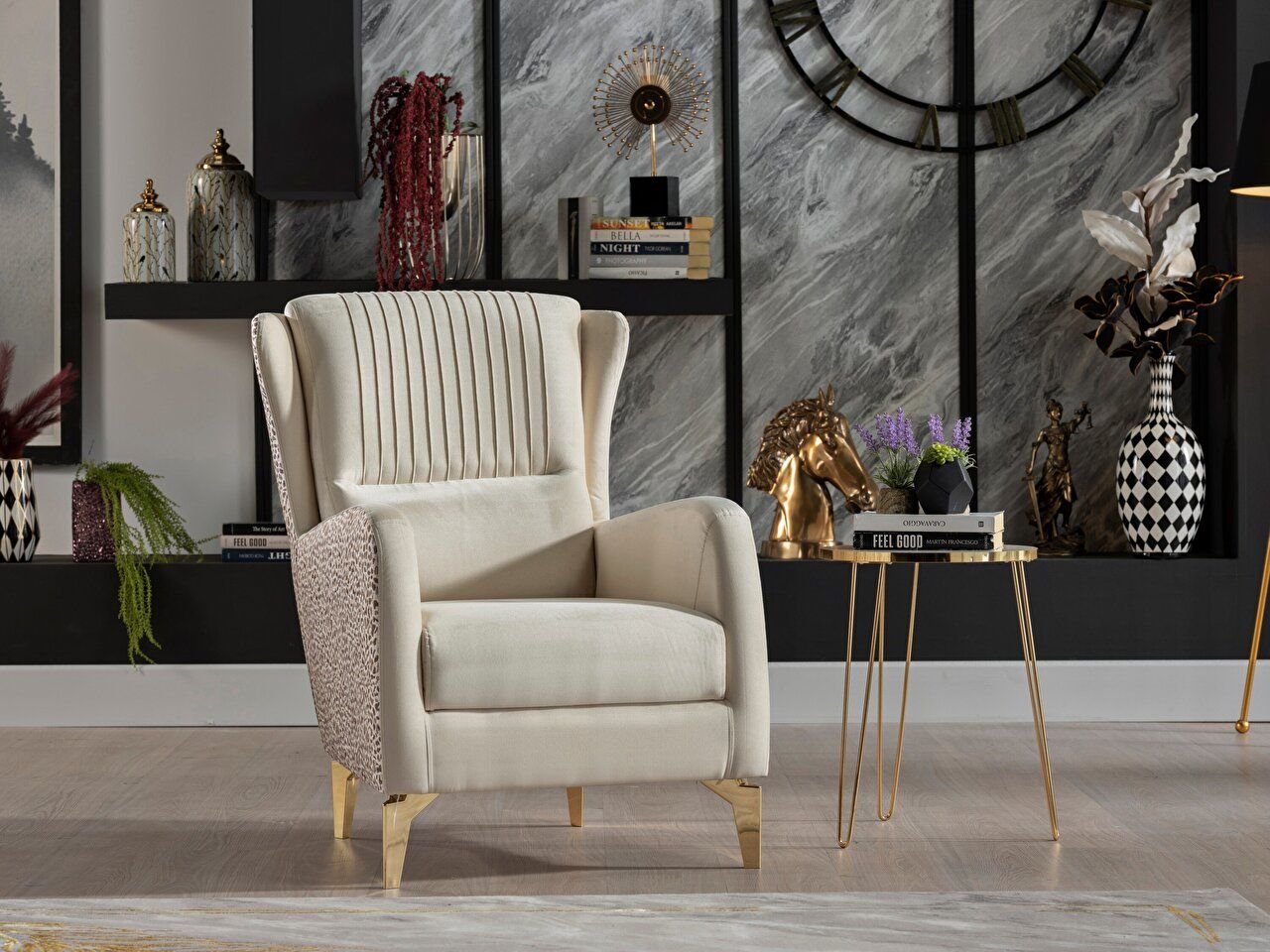 Veyron Berjer Krem | Mondihome